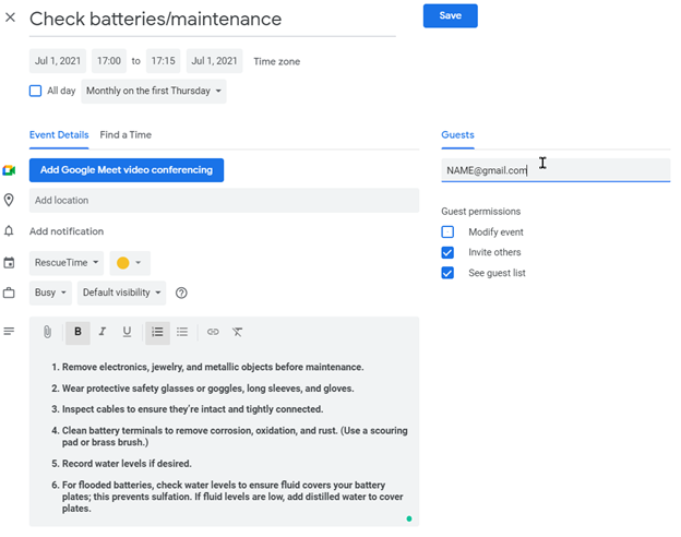 Battery Maintenance Made Easy (3 steps)